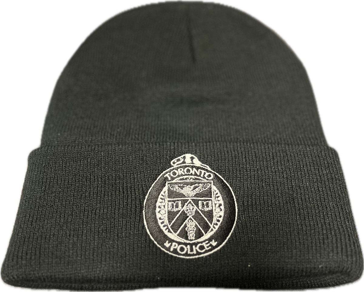 TORONTO POLICE CUFFED TOQUE – THE 808 - TORONTO POLICE GIFT SHOP
